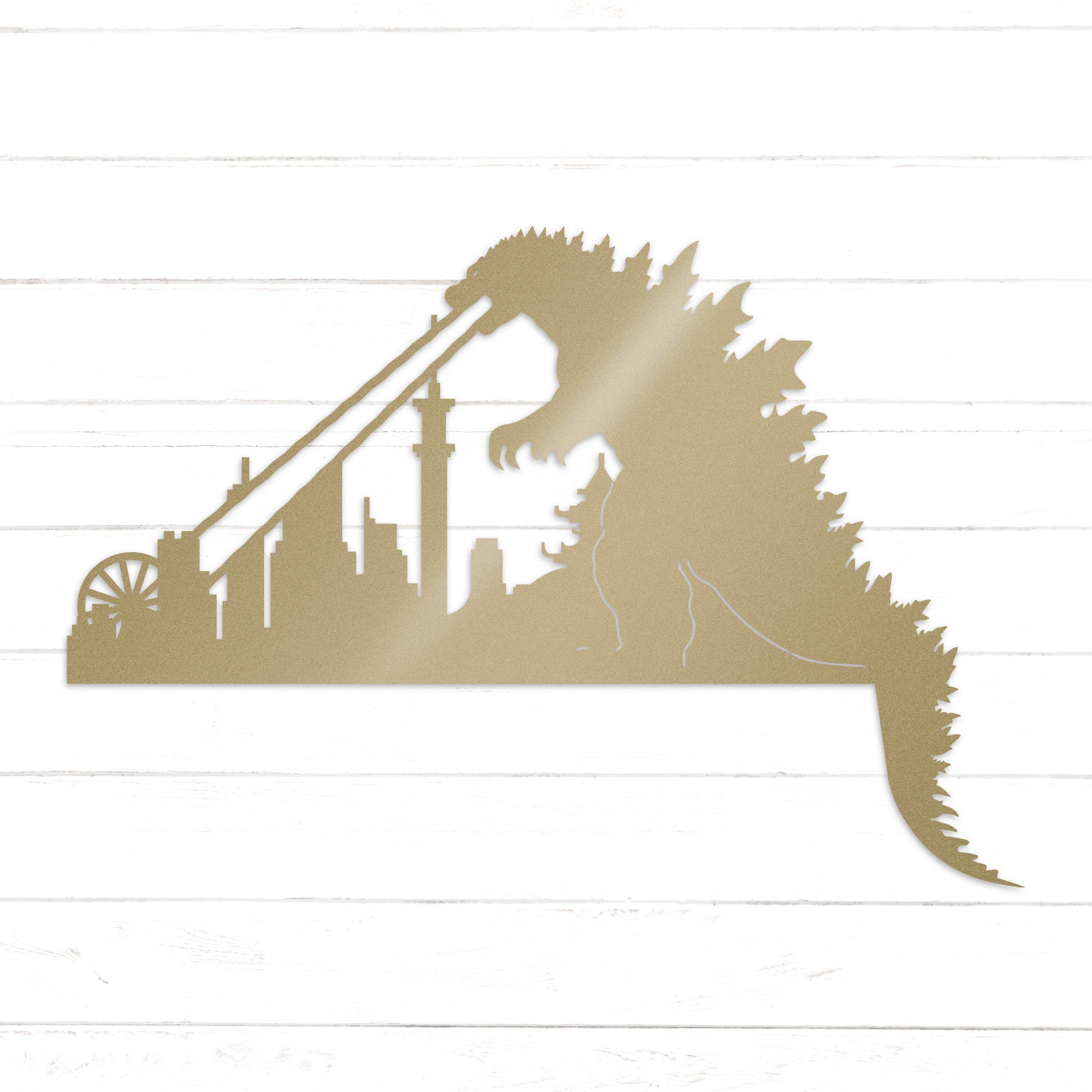 Godzilla Door Topper – Infinity Metals Design