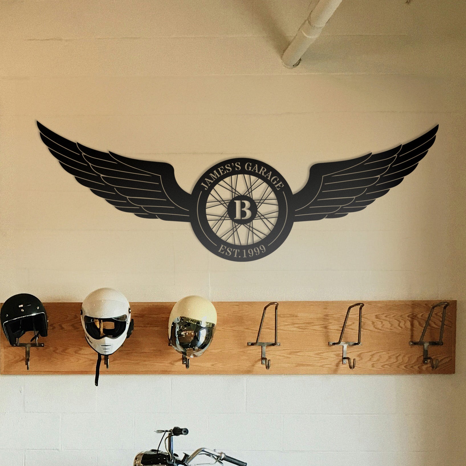 Motorcycle Garage Sign – Infinity Metals Design